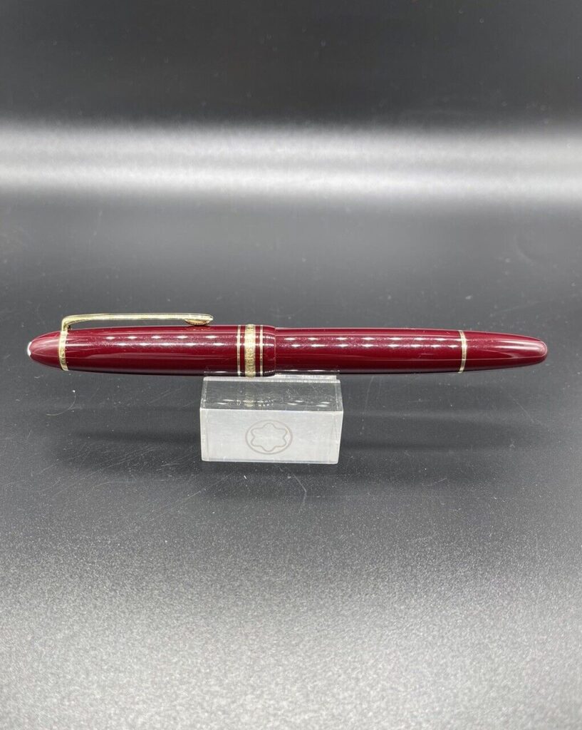 Mont Blanc M 166 Burgundy Document Marker – Thecollectors.pro