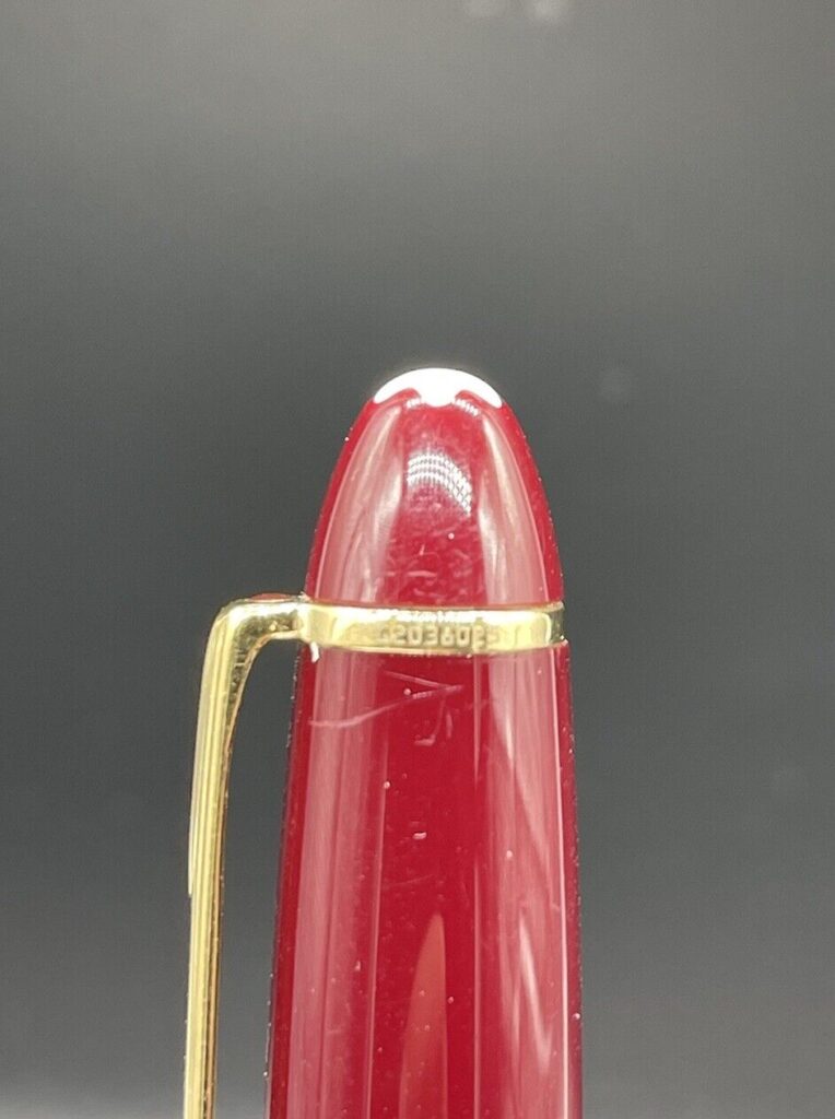 Mont Blanc M 166 Burgundy Document Marker – Thecollectors.pro